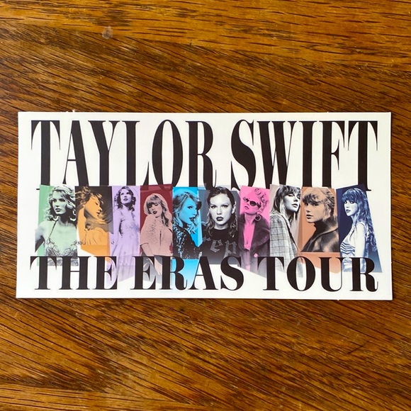 Taylor Swift | Art | Taylor Swift Eras Sticker From Vip Box | Poshmark